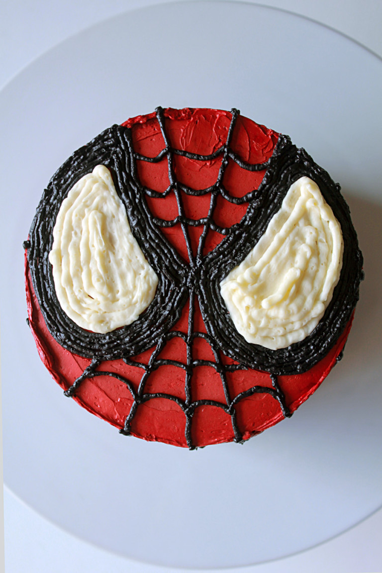 Mini Spiderman Cake - Oh Sweet Day! Blog