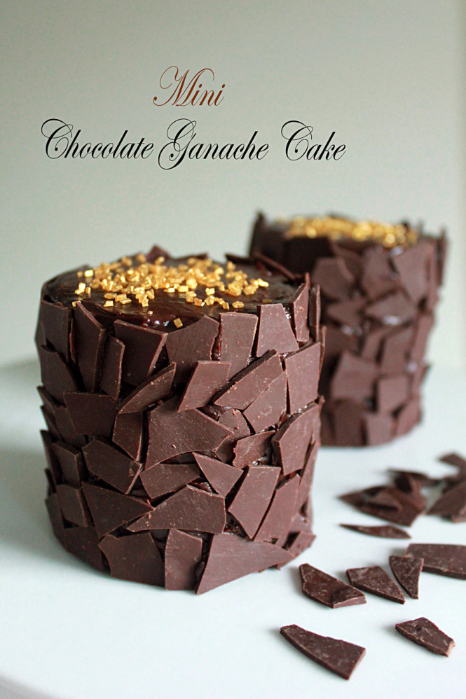 Mini Chocolate Ganache Cakes - Oh Sweet Day! Blog