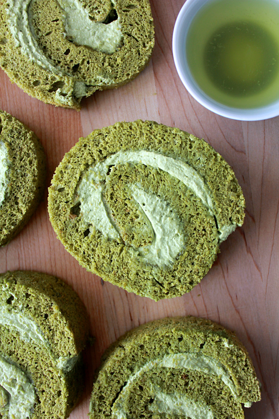 Green Tea Cake Roll - Oh Sweet Day! Blog