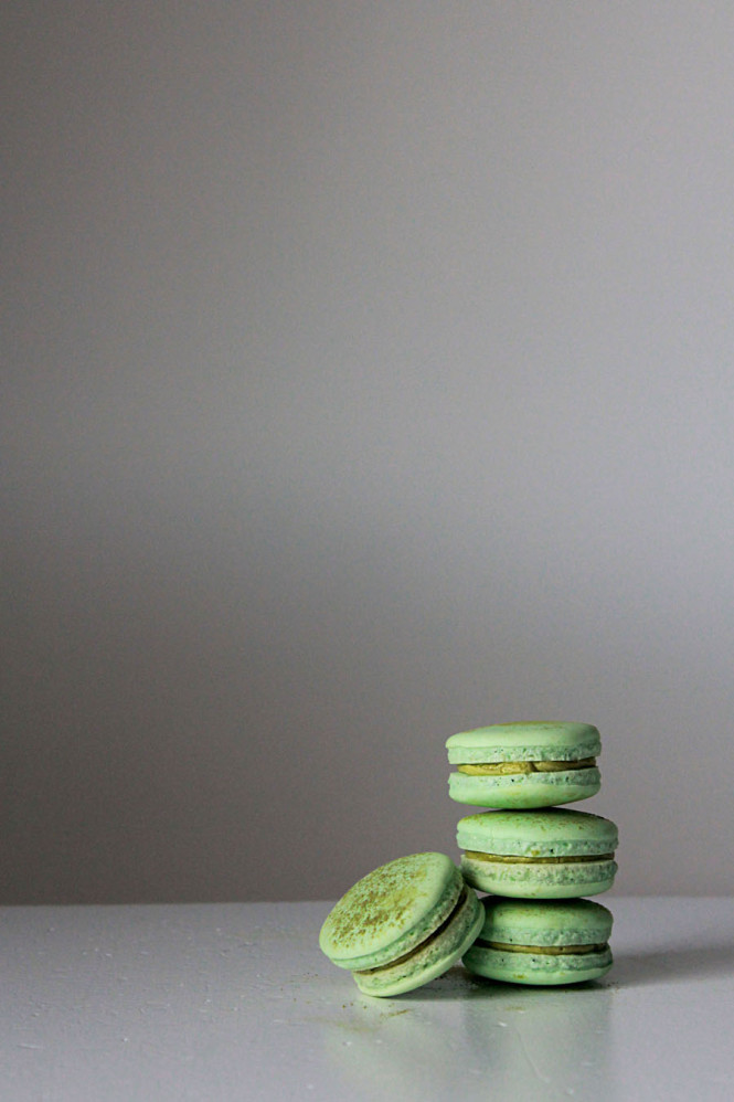 Matcha Green Tea Macarons - Oh Sweet Day! Blog