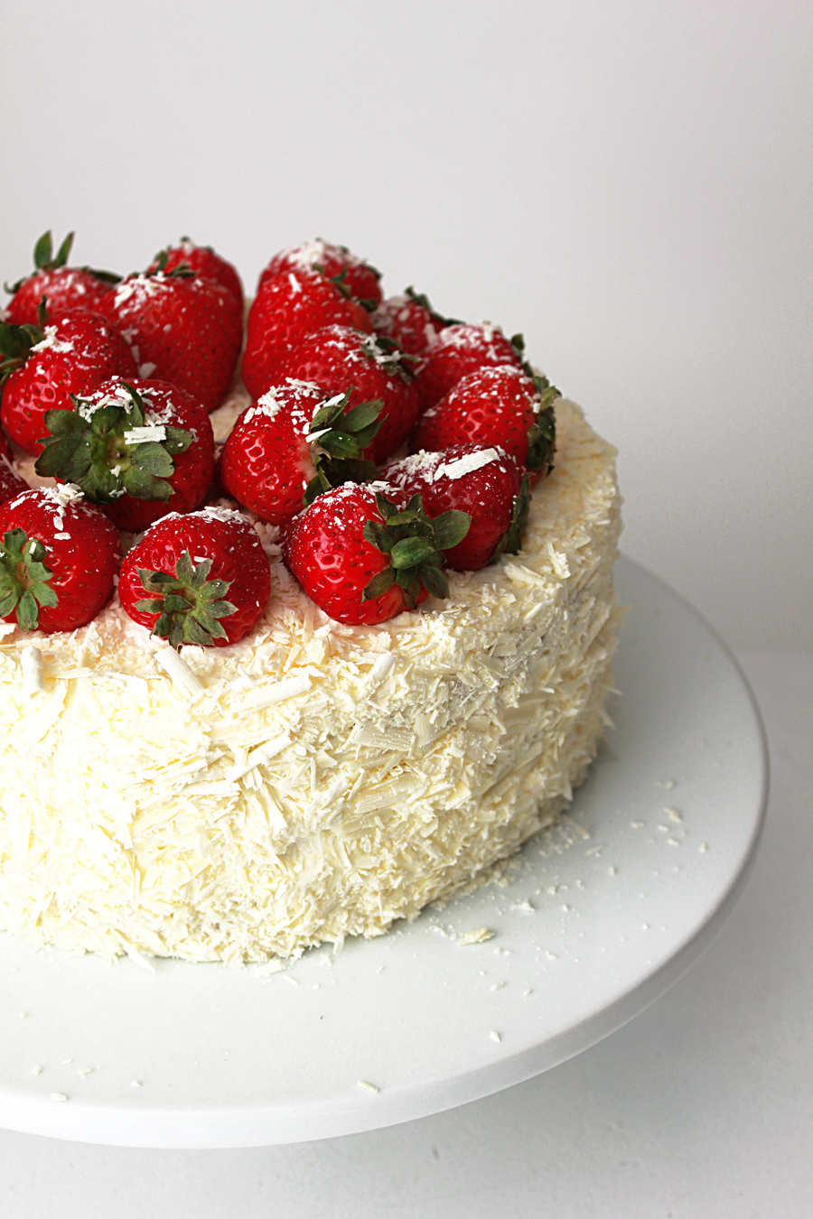 Strawberry and White Chocolate Cream Cake - Oh Sweet Day! Blog