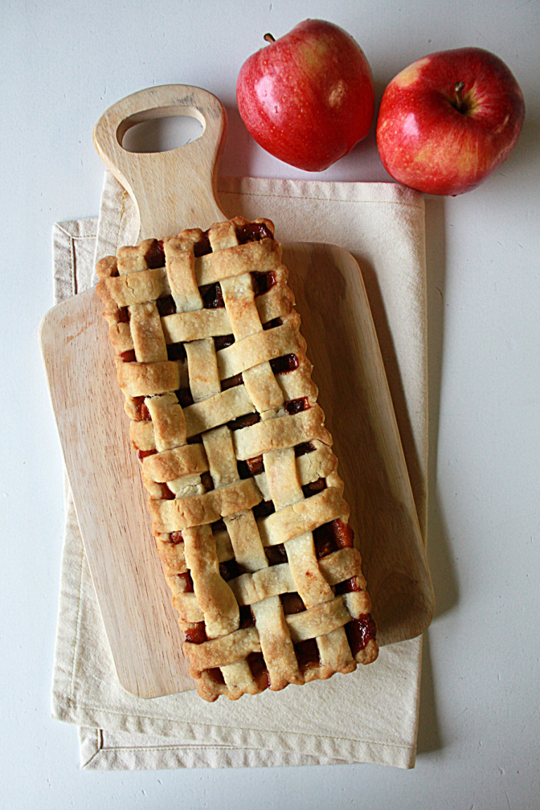 Maple Apple Lattice Shortbread Tart - Oh Sweet Day! Blog