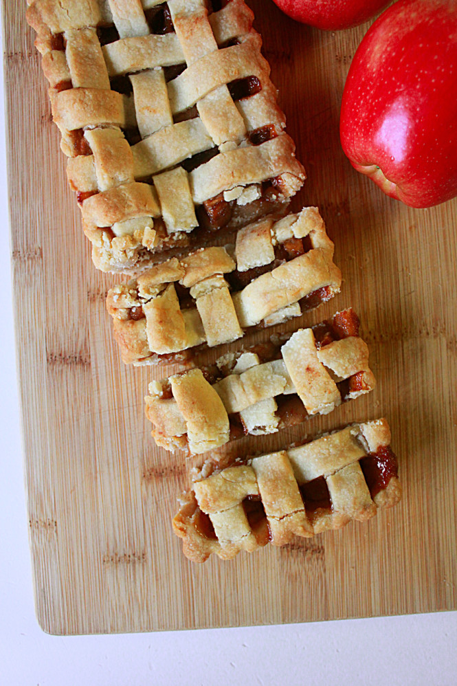 Maple Apple Lattice Shortbread Tart - Oh Sweet Day! Blog