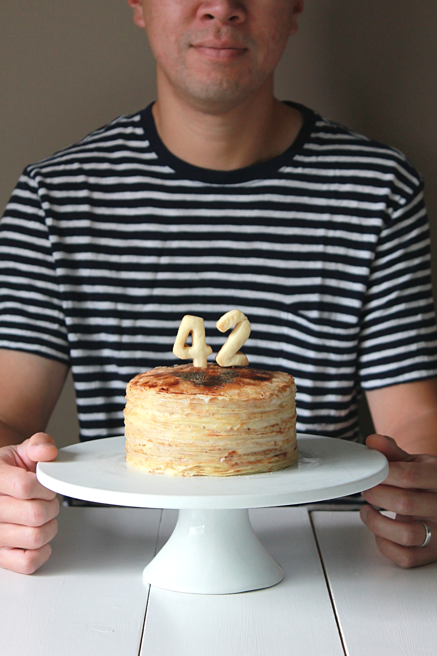 Creme Brulee Crepe Cake - Oh Sweet Day! Blog