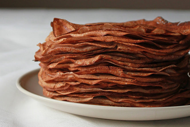 Chocolate Crepe Cake - Oh Sweet Day! Blog