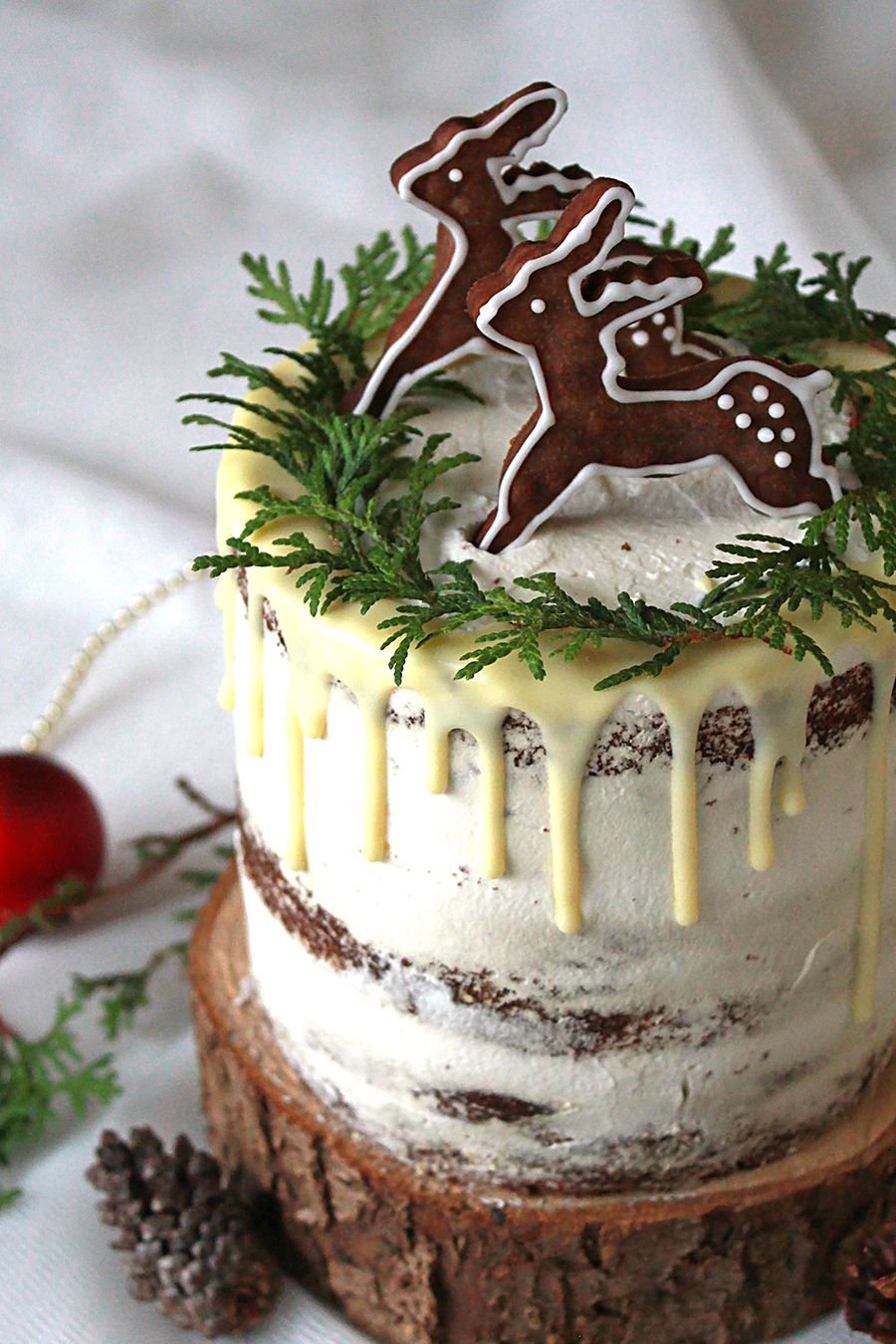 Chocolate Snow Cake - Oh Sweet Day! Blog