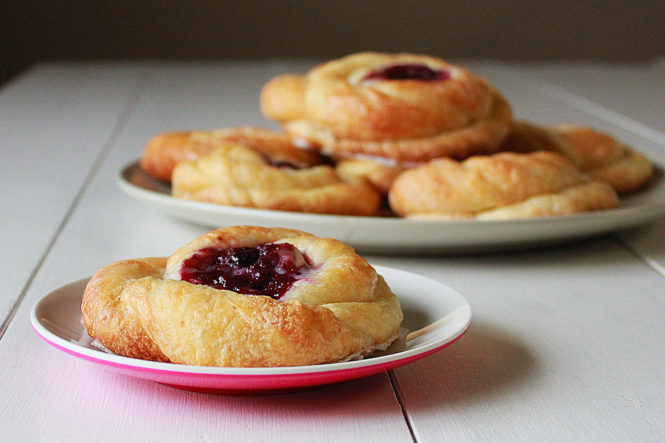 Easy Strawberry Jam Danishes - Oh Sweet Day! Blog
